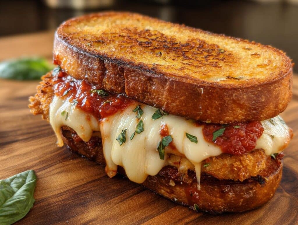 Chicken Parmesan Sandwich Melt: 10-Min Heavenly Bite - RecipesBySophia